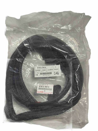 LEXUS NX200T NX300 NX300H REAR LEFT DOOR WEATHERSTRIP STRIP 67872-78010 ...