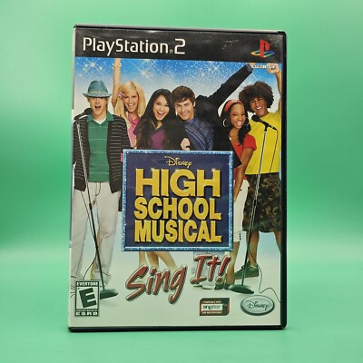 Disney High School Musical Sing It (PlayStation 2, PS2 Video Game ...