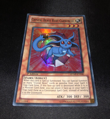 Crystal Beast Ruby Carbuncle - RYMP-EN040 - 1st Edition - Super ...