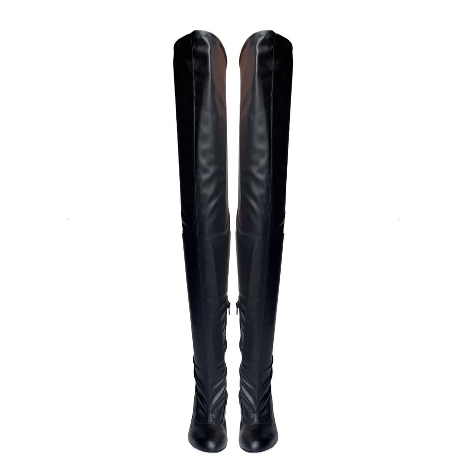 GIOHEL CUSTOM ITALY OVERKNEE CROTCH SHOES BOOTS STIEFEL STIVALI STRETCH ...
