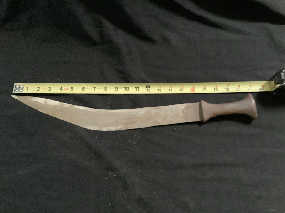 Tribal used Old African Ethiopian Afar sword with leather case Ethiopia ...