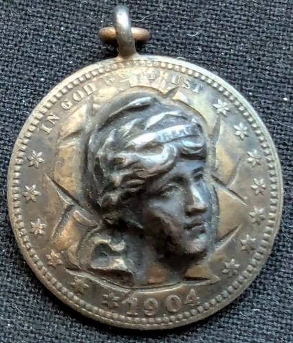 1904 Barber Quarter Punch Out AU Coin | eBay