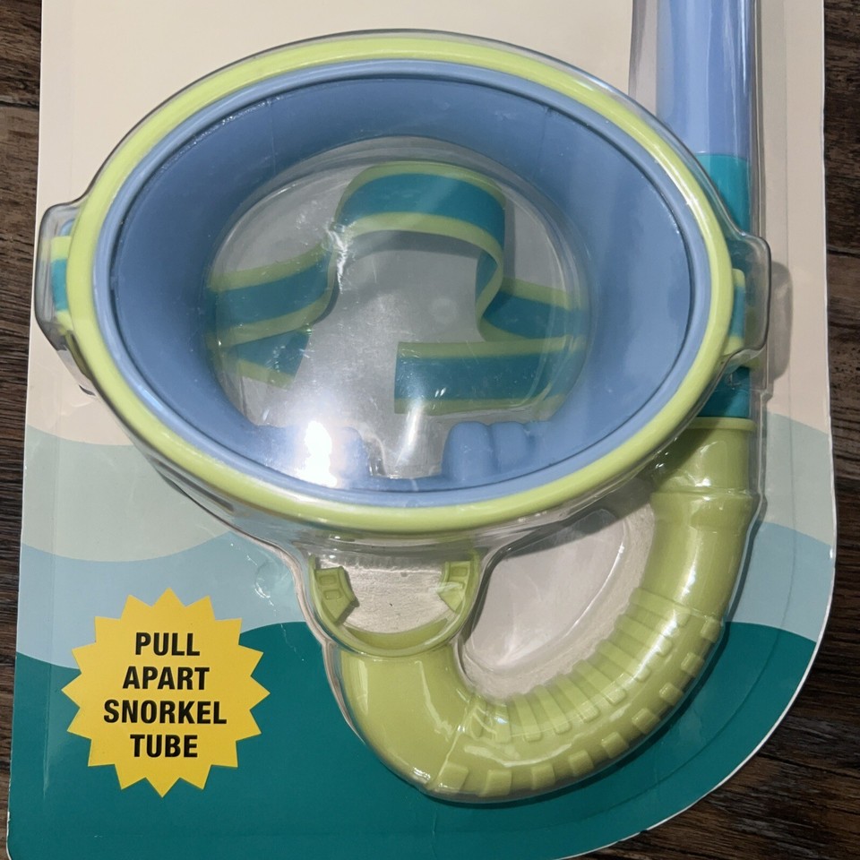 Speedo Kid's Fun Retro Porto Snorkel Dive Mask Set Kids Age 3-6 New In ...