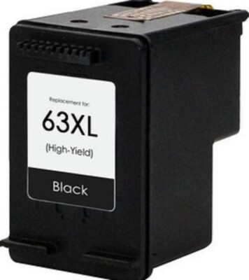 1x Generic 63XL 63 BLACK ONLY Ink For HP Deskjet 1110 2130 3630 ...