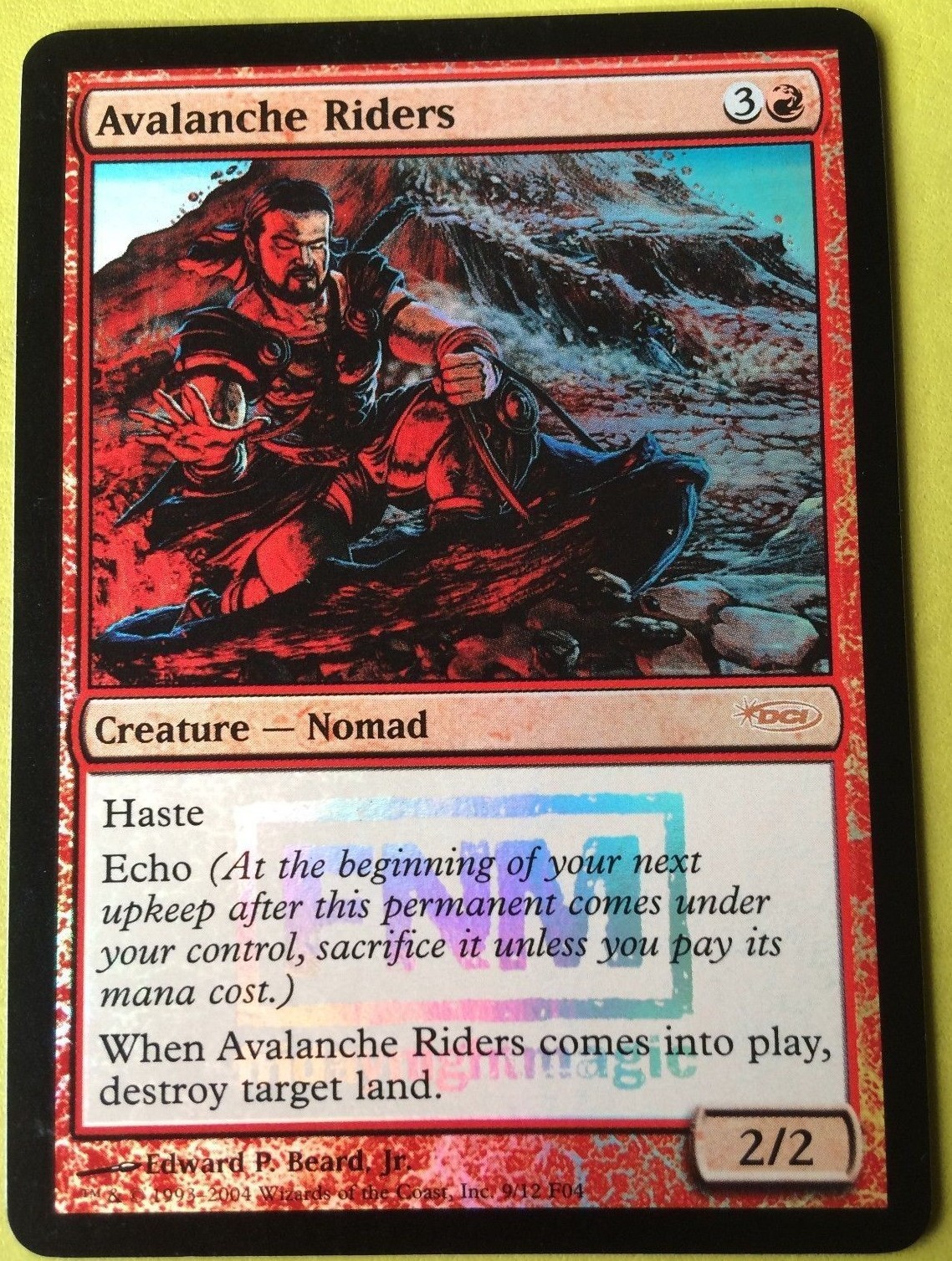 AVALANCHE RIDERS FNM MTG MAGIC THE GATHERING FOIL CARD MINT | eBay