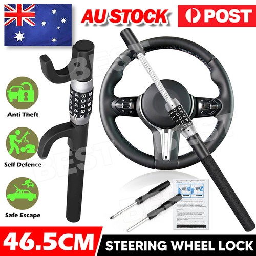 Car Steering Wheel Lock Keyless 5 Coded Combination Locker Security ...