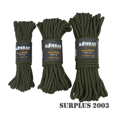 15M Military Paracord Rope 5mm 7mm 9mm Military Para Cord Olive Green ...