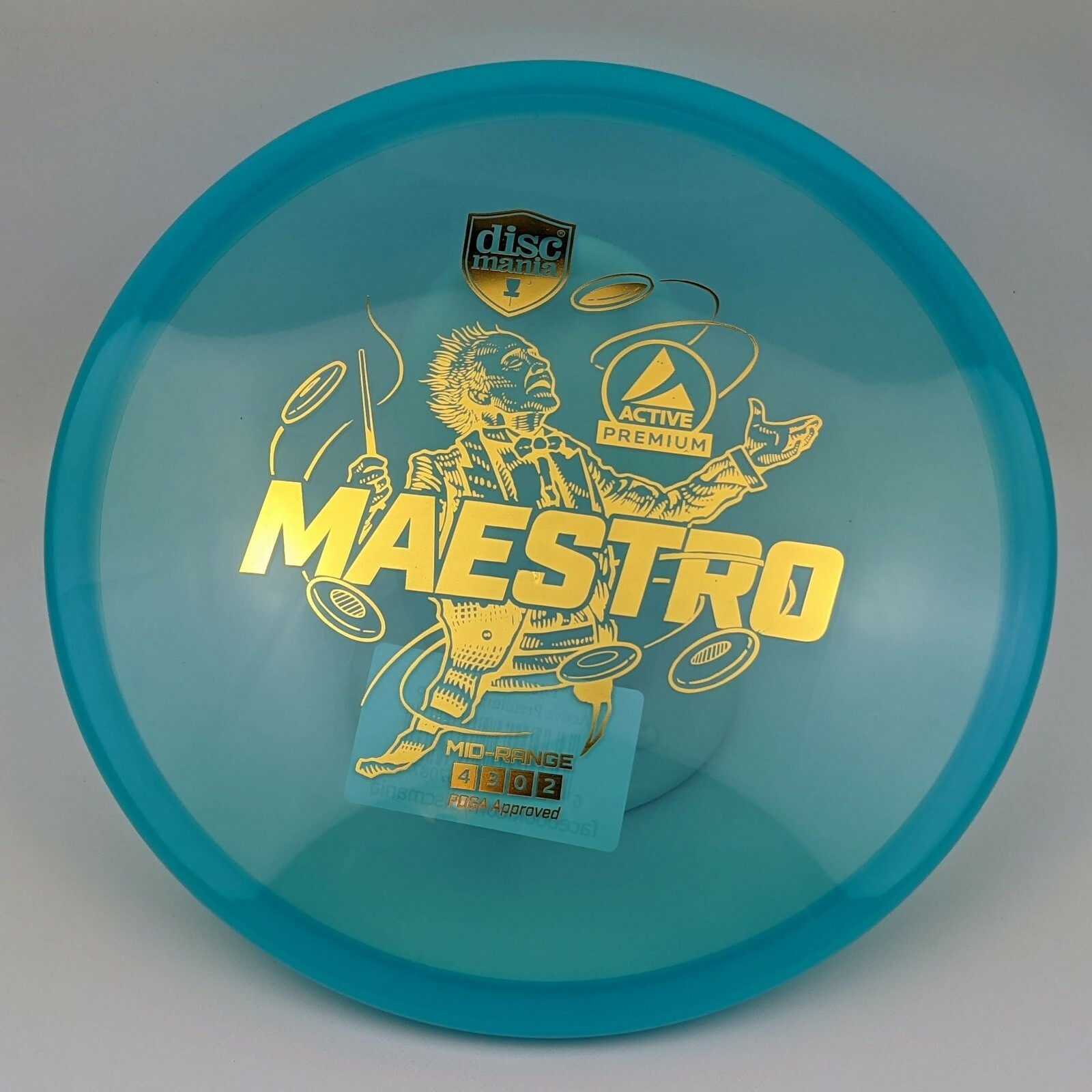 DISCMANIA ACTIVE PREMIUM MAESTRO | CHOOSE COLOR | 165-170g | Disc Golf ...