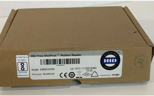 HID Prox MiniProx Mullion Card Access Control Reader (5365EWP00) White ...