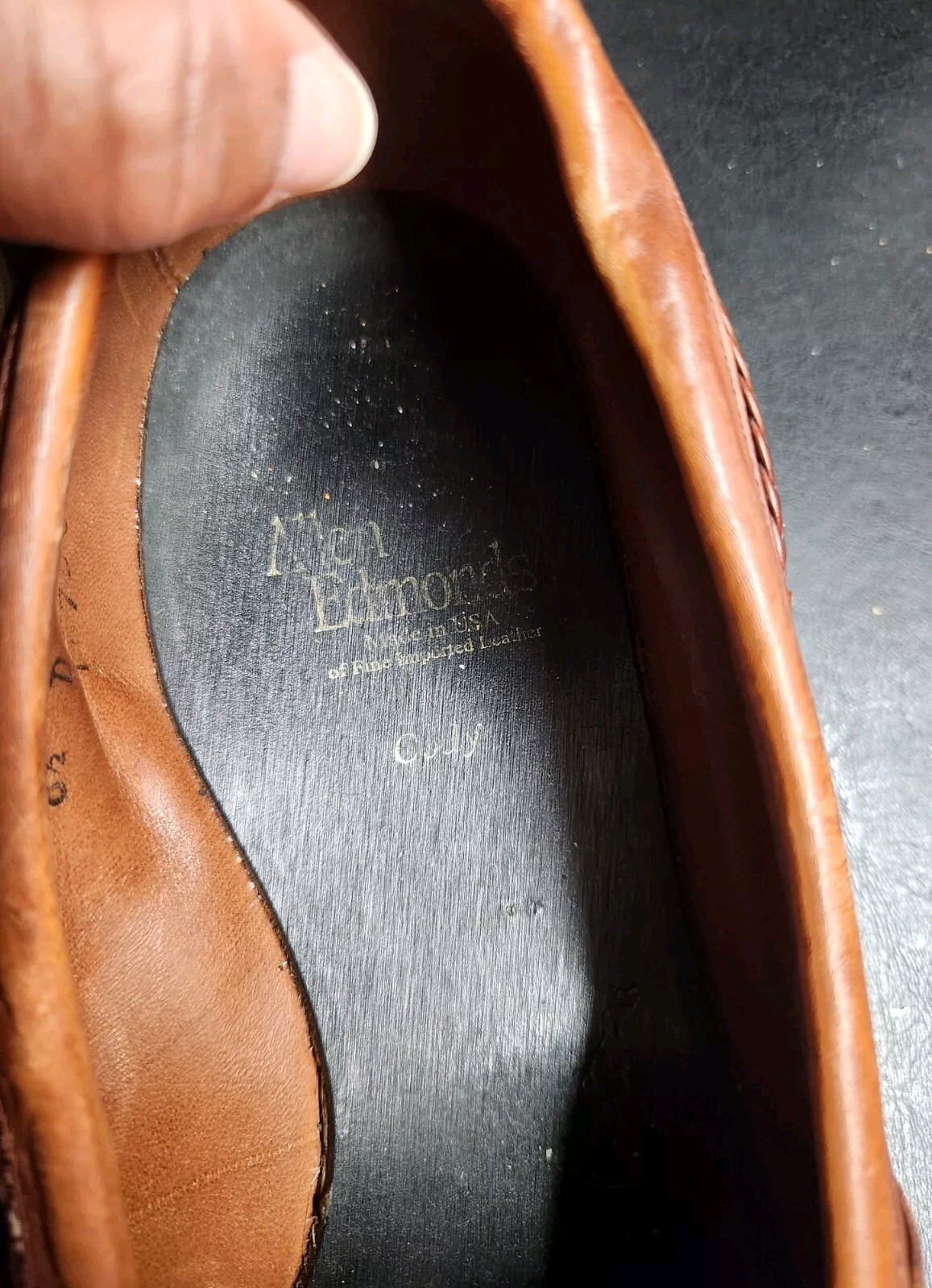 Mens Loafers Allen Edmonds Cody 8.5 D Brown Leather Tassel Slip On ...