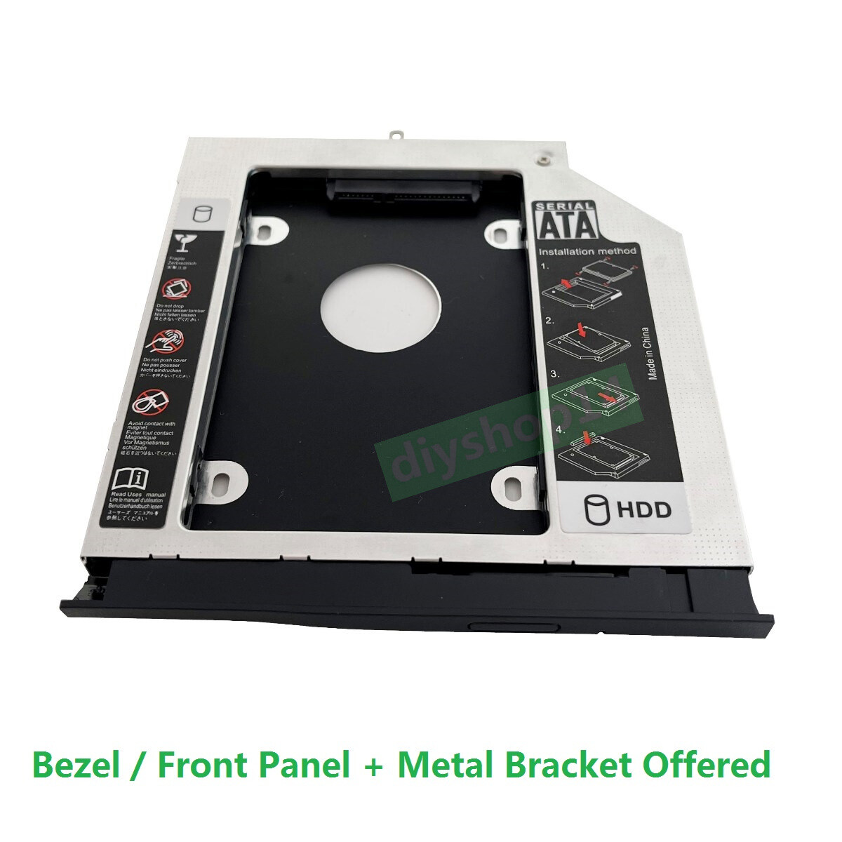 2nd Hard Drive HDD SSD Caddy Frame For Lenovo B40-35 B40-45 B41-35 B41 ...