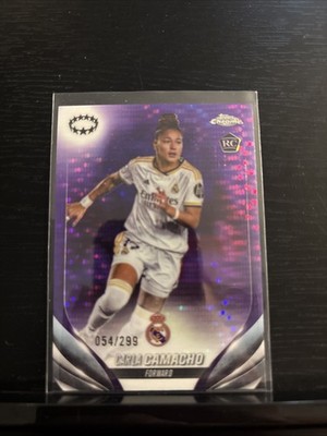 2023 Topps Chrome UEFA Women's Champions League /299 Carla Camacho #15 Rookie RC | eBay