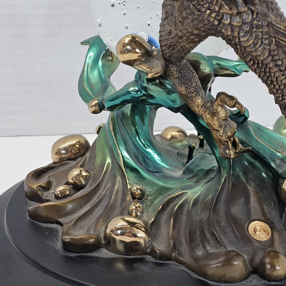 Franklin Mint The Dragon Of Wisdom Crystal Ball Statue Fantasy by Julie ...