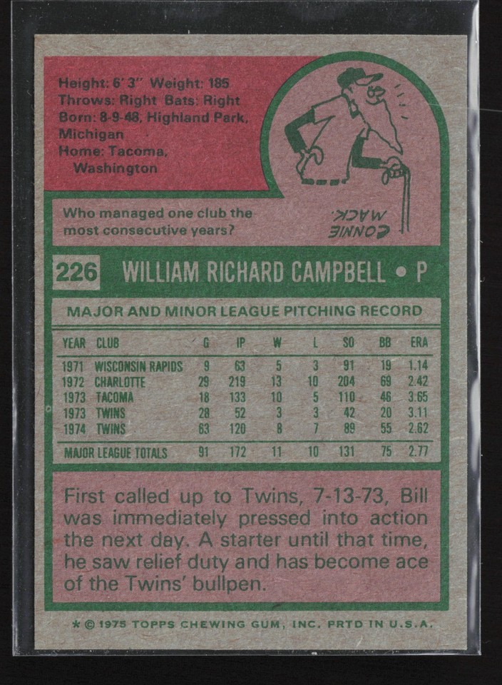 1975 Topps Baseball Cards Complete Your Set You Pick #226-350 ACTUAL ...