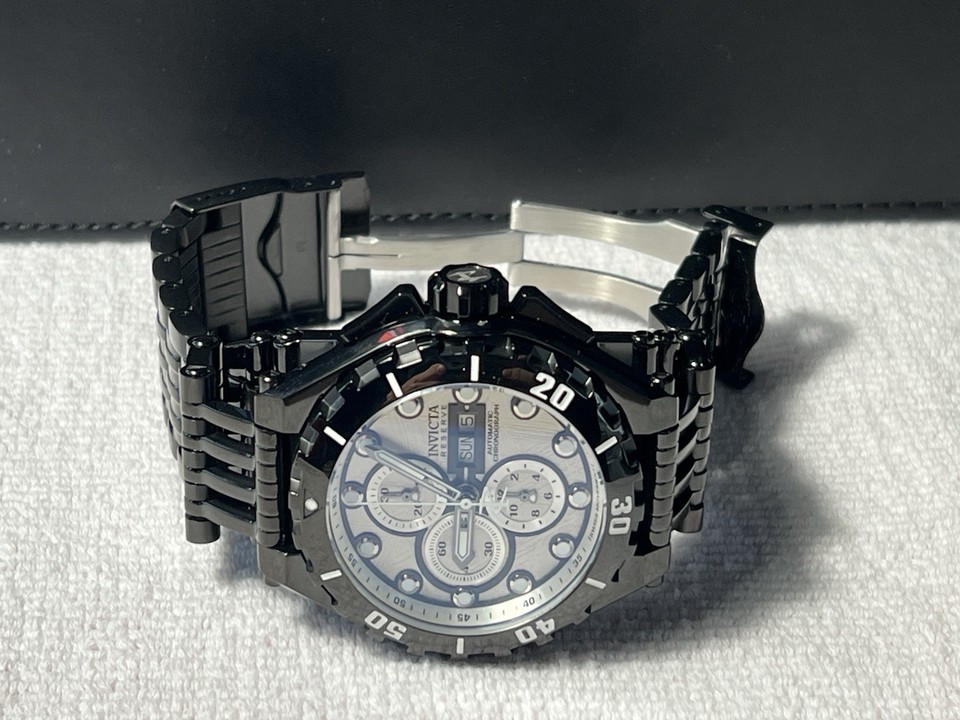 Invicta Reserve 52mm Excursion Swiss Valjoux 7750 Auto Chrono Meteorite ...