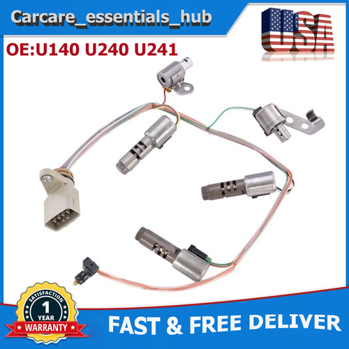 5Pcs U140E/F U240E/F U241E Transmission Shift Solenoid Fits Toyota RAV4 ...