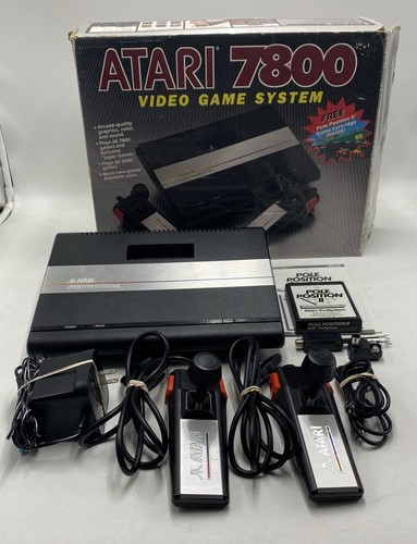 Atari 7800 Video Game System W/ Controllers, Cords & Original Box | eBay
