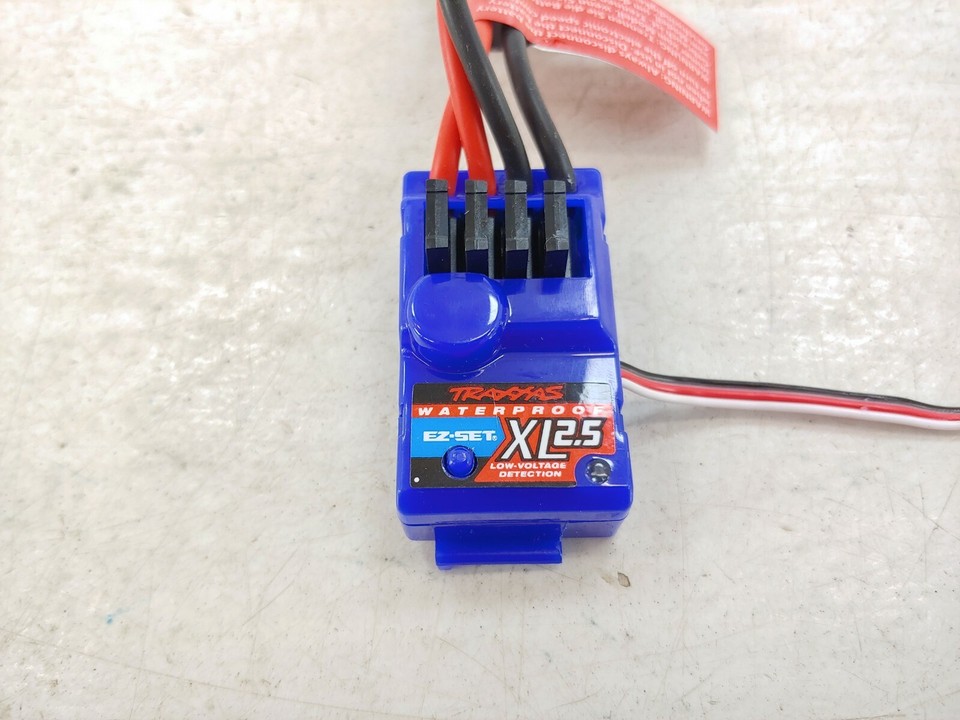 NEW: Traxxas XL-2.5 Brushed ESC/ TRX Plug /Titan 12T 550 Motor 1/16 E ...