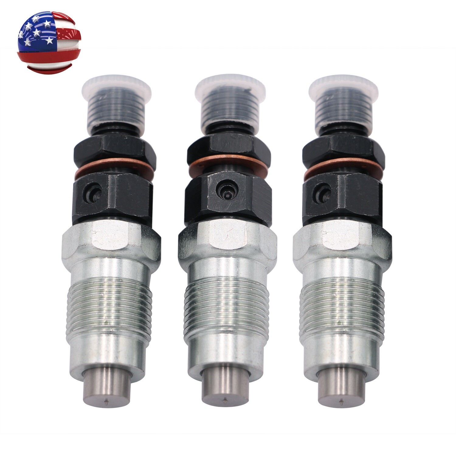 3x Fuel Injectors Fit for Kubota D722 D782 D902 Engine 16001-53002 ...