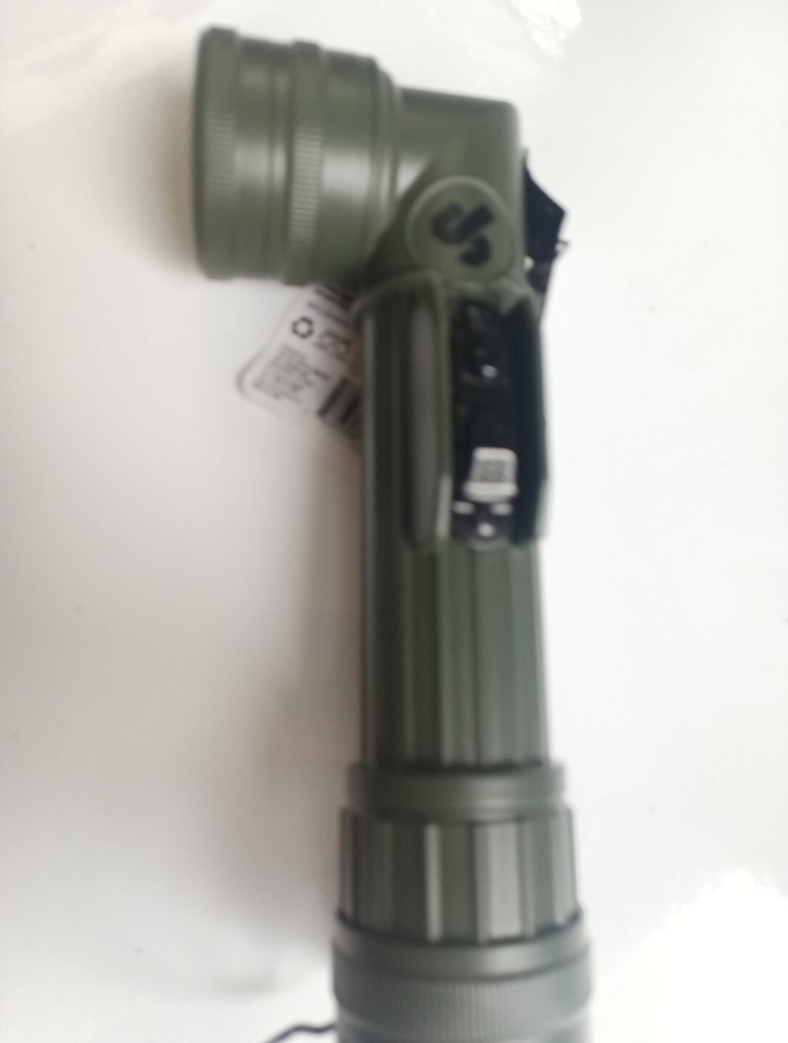 JobSmart Green Aluminum Vintage Military Flashlight | eBay