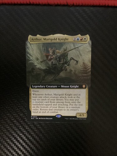 Arthur Marigold Knight - Extended Art - Bloomburrow -MTG - NM | eBay