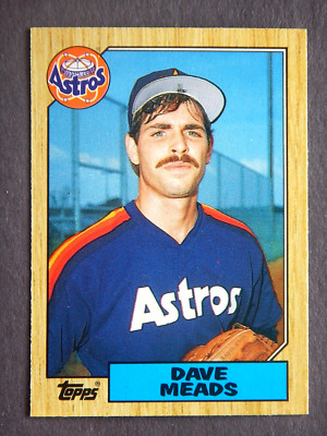 Dave Meads #77T Topps Traded 1987 Baseball Card (Houston Astros) | eBay