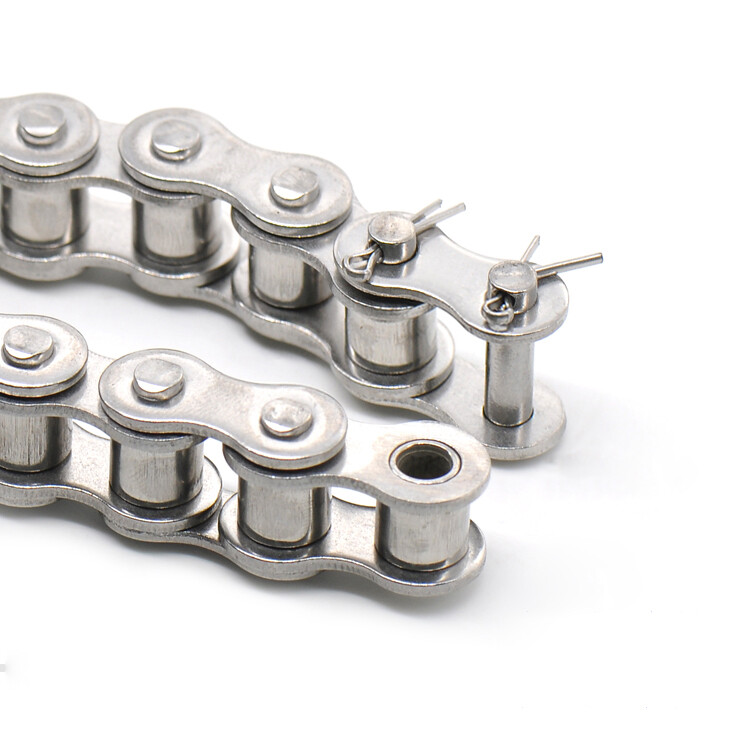 Simplex Roller Chains 04C/06B/08B/10A/12A/16A Stainless Steel 304/201 ...