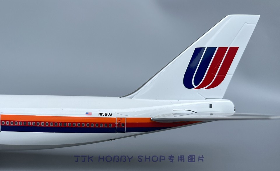 Inflight 1/200 United Airlines Boeing 747-100 N155UA IF741UA1222 ...