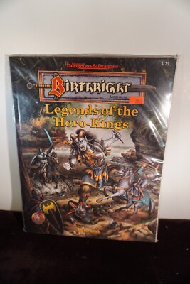 Birthright Legends of the Hero-Kings; TSR 3125 (Good COMPLETE) Dungeons ...