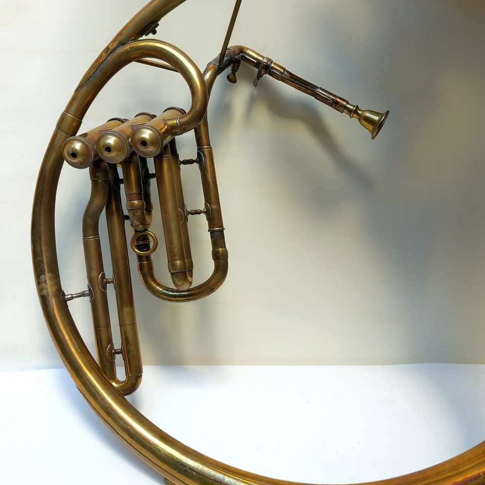 Antique GAUTROT BREVETE Helicon - Rare, French Wind Instrument from ...