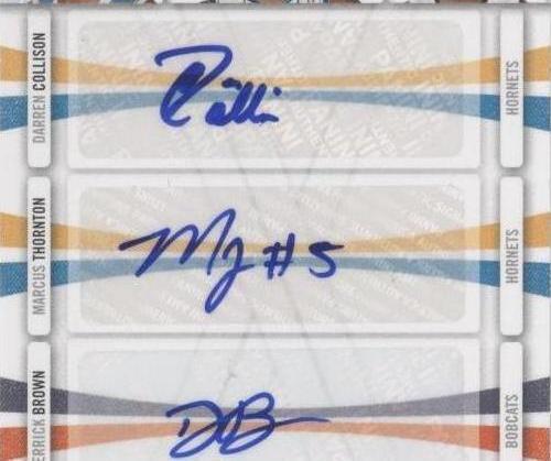 2009-10 Panini Season Update - Rookie Triples Signatures Darren ...