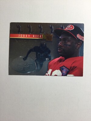 1995 FLEER CORP JERRY RICE METAL NM/MT NFL FOOTBALL CARD | eBay