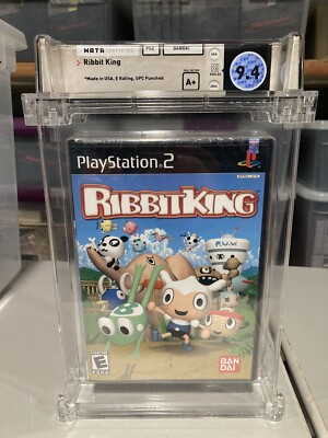 RIBBIT KING Playstation 2 PS2 New Sealed Graded WATA 9.4 A+ RARE ...