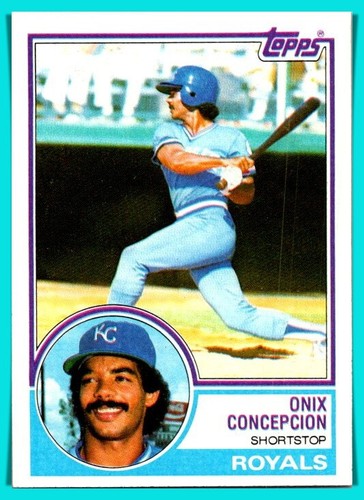 1983 Topps Baseball #52 Onix Concepcion Royals | eBay