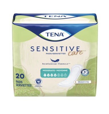 TENA Sensitive Care Moderate, Regular Pads, Pack(age) of 20 | eBay