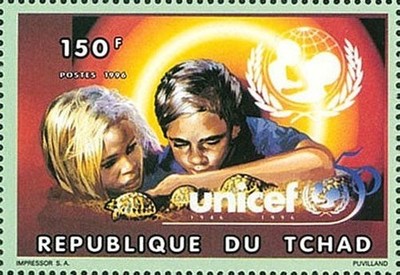 Chad 1996 Imperf. Major Historical Events - Unicef 1996 Full N° 1355 / ...