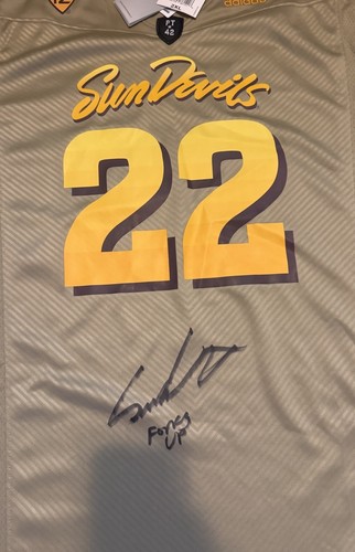 SAM LEAVITT SIGNED ARIZONA STATE SUN DEVILS TILLMAN TRIBUTE JERSEY ...