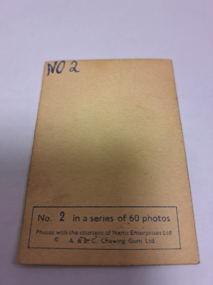 Signed John Lennon A&B C Chewing Gum Card No 2 Of 60 | eBay UK