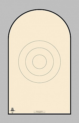 D-1 [D1] Official NRA Bianchi Cup Practice Targets [23" x 35"] (100 ...