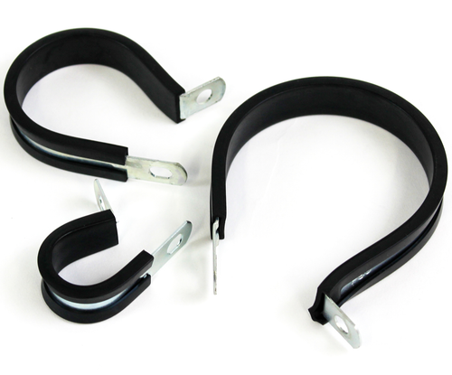 Rubber Lined P Clips Clamp Hose Pipe Cable Mounting Clip Stainless ...
