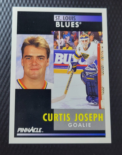 1991-92 Pinnacle CURTIS JOSEPH St. Louis Blues Hockey NHL Card #105 | eBay