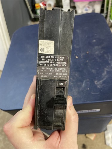 Square D Q12100 Type QI 100A 3 Pole 240V A2 - J2 New Old Stock No Box ...