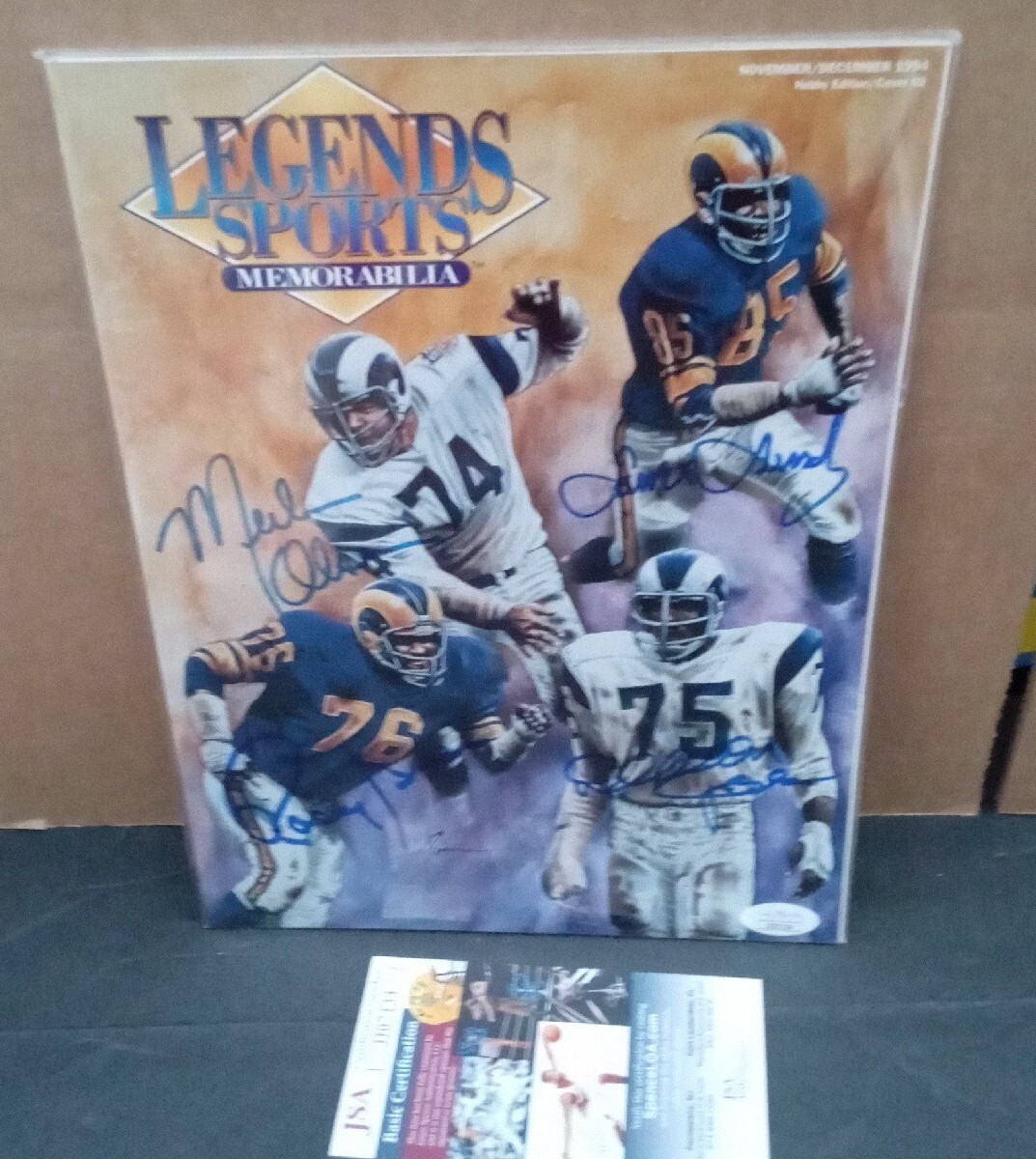 Fearsome Foursome Autographed Memorabilia | Signed Photo, Jersey ...