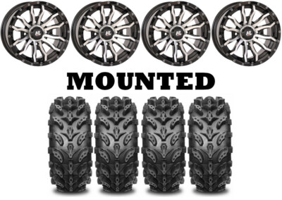 Kit 4 Interco Swamp Lite Tires 29.5x10-14 on High Lifter HL21 Machined ...