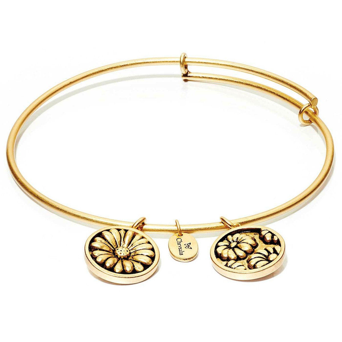 Chrysalis Flourish Daisy Gold-plated Expandable Bangle Crbt0204gp Qty 🪙 ...