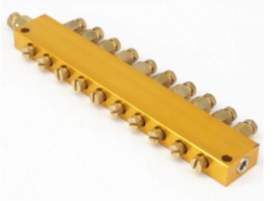 Brass 10 Way Adjustable Lube Oil Grease Distributor Valve Manifold ...
