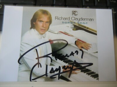original autograph MUSIC RICHARD CLAYDERMAN | eBay