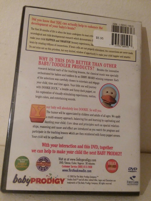 Baby Prodigy (DVD, 2003) for sale online | eBay