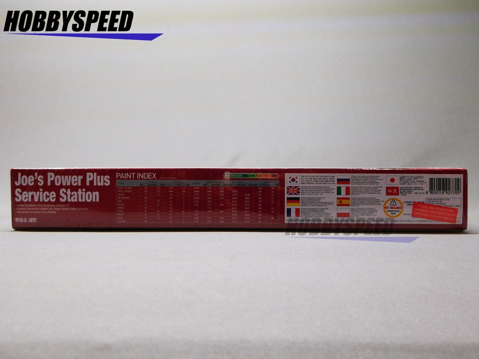 ACADEMY JOE'S POWER PLUS SERVICE STATION MODEL KIT 1/24 SCALE gas oil ...