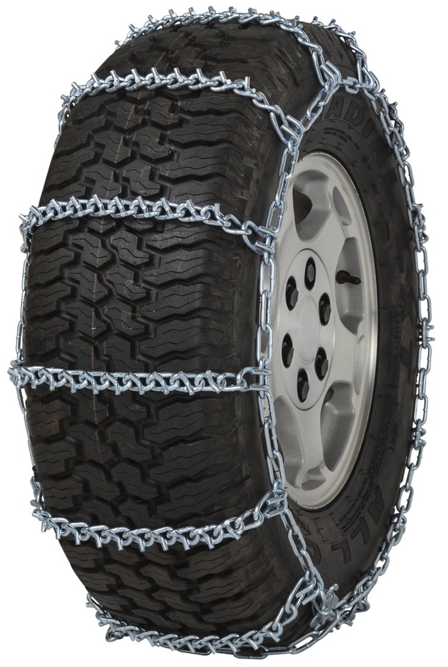 Quality Chain 2828 V-Bar Non-Cam 5.5mm Link Tire Chains Snow Traction ...